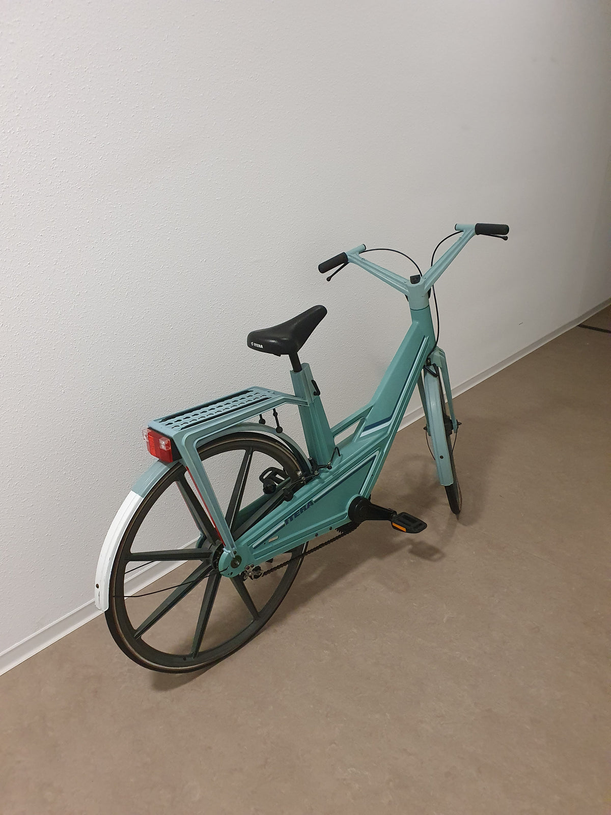 Vintage blue plastic bike Itera from Volvo Sweden, 1980s – Logohuman
